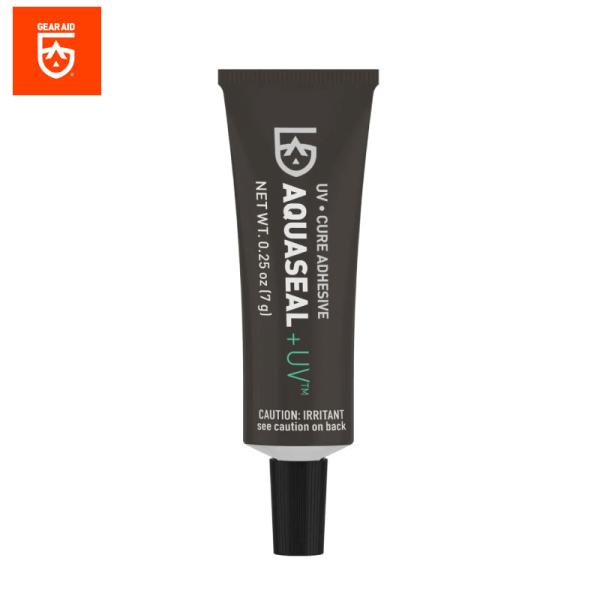 ギアエイド アクアシール+ UV太陽光線や紫外線に当たることで硬化する補修剤。ウェーダーや防水バッグのピンホールの補修におすすめ。日陰で作業をした後に太陽光線に当ててください。◎紫外線に当てると約1 分程で硬化します。●内容量/ 7g−−−...