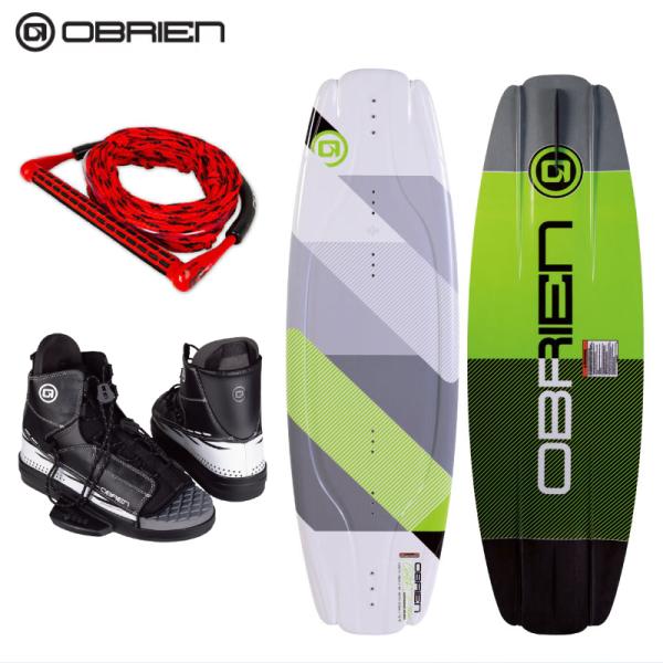 ◆◇ OBRIEN オブライエン CLUTHC ウェイク 3点セット ◇◆【 138/140cm ブーツサイズ22-25.5/24.5-28cm 】●CLUTHCボード：138ｃｍ/143ｃｍ初心者から中級車向けのボードです。４つのモールド...