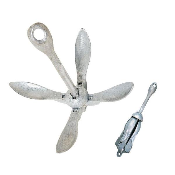 ■傘のようにコンパクトに折りたため、収納性が高いアンカーです。別名フィッシャーマンズアンカーとも呼ばれています。■ゴムボートや、折り畳みボート、水上バイクなどにも適しています。■小さく折りたたんだ状態から簡単に組み立て、使用できるので、デッ...