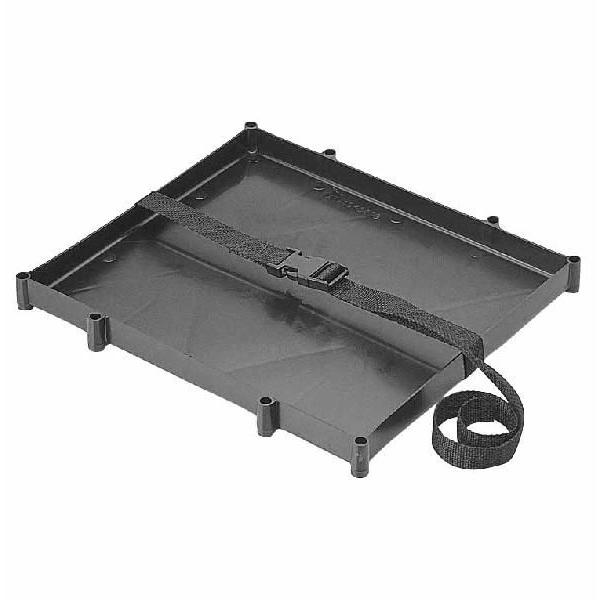 ■バッテリーを固定し、振動から船体へのダメージを軽減します。■バッテリー電解液の漏れによるダメージの防止にも役立ちます。■サイズ（内寸）：308x347mm。