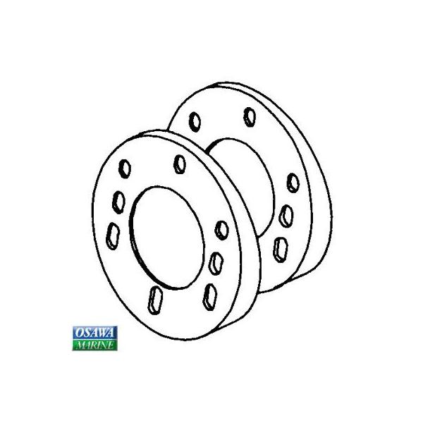■テレフレックス（TELEFLEX）社製、SSC13 スタンダードヘルムSH5230P用ベゼルのウェッジキットです。ヘルムに角度をつけたい場合にご利用ください。