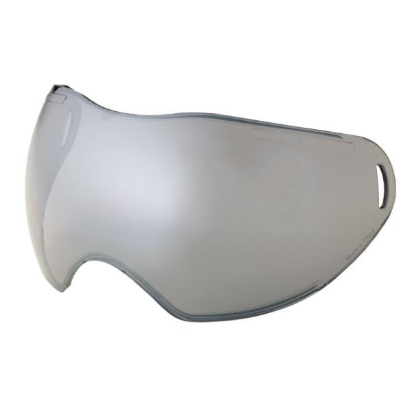 セーブフェイス（SAVE PHACE）スポーツマスク用の、交換、予備用ゴーグルレンズです。■カラー：ミラーライトスモーク■ワンタッチで取り外し、交換ができます。■UVコート済■曇りにくく、傷がつきにくい-------スポーツマスク スノーモ...