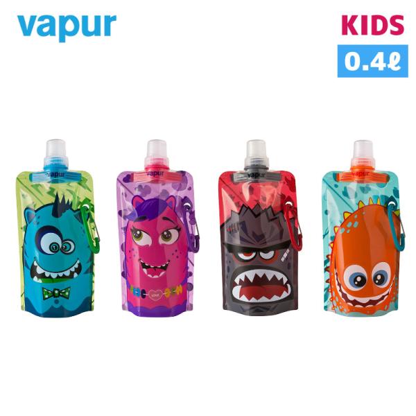 ◆◇ vapur ヴェイパーアンチボトル 400ml  ◇◆　　　　KIDSシリーズ QUENCHER■持ち運びに便利なカラビナ付き。■これまでの大きくてかさばるペットボトルや水筒とは異なる、環境に優しい新しいスタイルです。■ vapurは...
