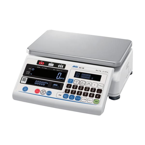 仕様・規格 ●メモリ数1000個●AIS 機能（Automatic Item Search）【特許取得済】●ACAI 機能（Automatic Counting Accuracy Improvement）●秤量(kg)：3●最小表示(g)：...