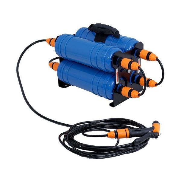 仕様・規格 ●フィルター種類：イオン交換樹脂●サイズ幅(mm)：190●サイズ奥行(mm)：370●サイズ高さ(mm)：205●重量(kg)：約5.6●純水採水量(L)：約2400(TDS 50ppm相当での測定値)●タンク容量(L)：約1...