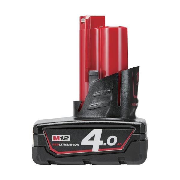 【仕様・規格】 ●バッテリー容量：4.0Ah●バッテリー：リチウムイオン電池●ミルウォーキーC12 JP、M12-18FC JP、M12-18SC JP充電器●種類：電池パック●適合機種：M12シリーズ●電圧(V)：12●容量(Ah)：4....