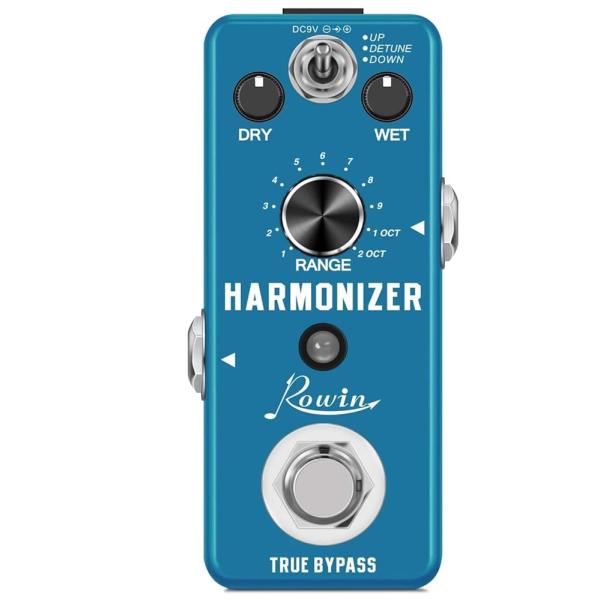 「商品情報」RowinデジタルハーモナイザーグティアールエフェクトペダルTrue Bypass LEF-3807「主な仕様」 This great value pedal also features Up, Detune and Down ...
