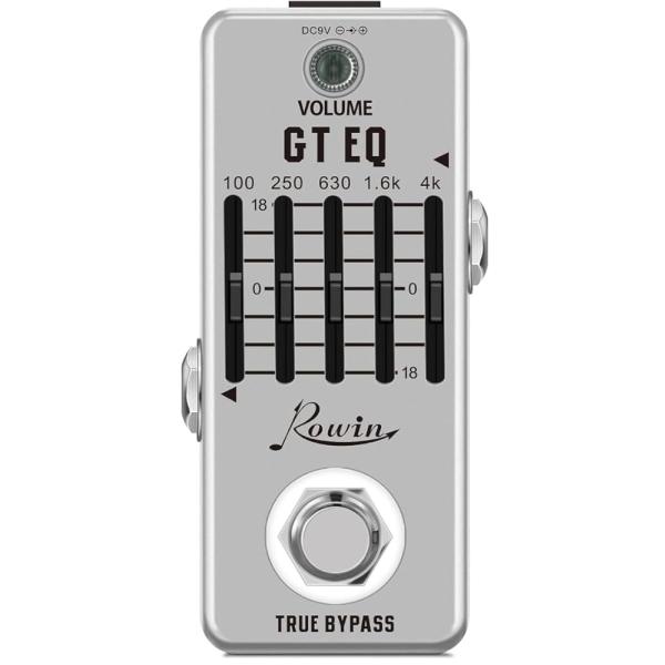 「商品情報」説明:Rowinイコライザーギターエフェクターは以下帯域:100Hz、250Hz、630Hz、1.6KHz、4KHzを含む。 ギターの手のために設計された5段のグラフィックイコライザーは、各段±18 dB調整のゲイン範囲を備えて...