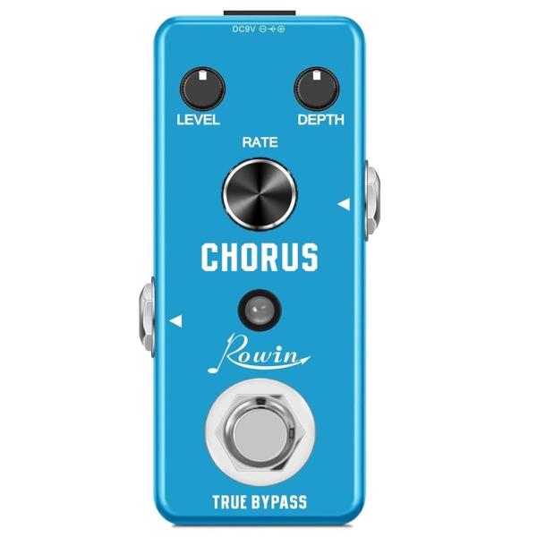 「商品情報」スペック：素材：亜鉛合金;効果：コーラス;入力インピーダンス：1/4mono jack;出力インピーダンス：1/4mono jack;電源：AC adapter 9V（センターマイナス）消費電流：10 mAサイズ：95mm (D...