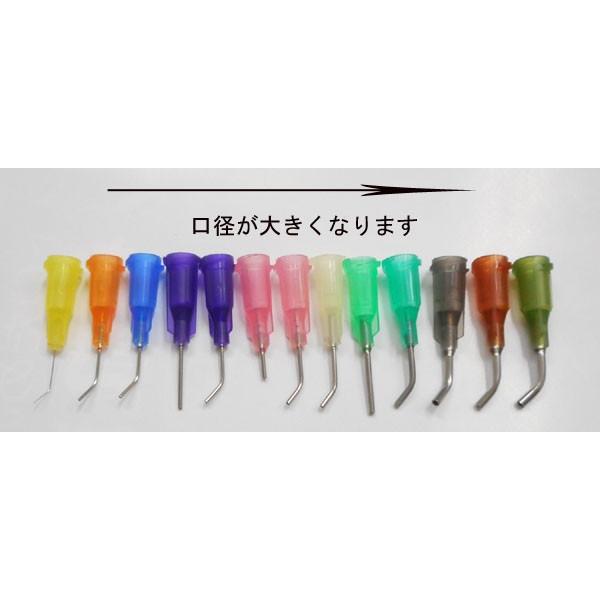ノズルサイズ　細い順カラー：オレンジ　       外径0.63ｍｍ、内径0.33ｍｍカラー：ブルー           外径0.71ｍｍ、内径0.41ｍｍカラー：バイオレット     外径0.81ｍｍ、内径0.51ｍｍカラー：ピンク   ...