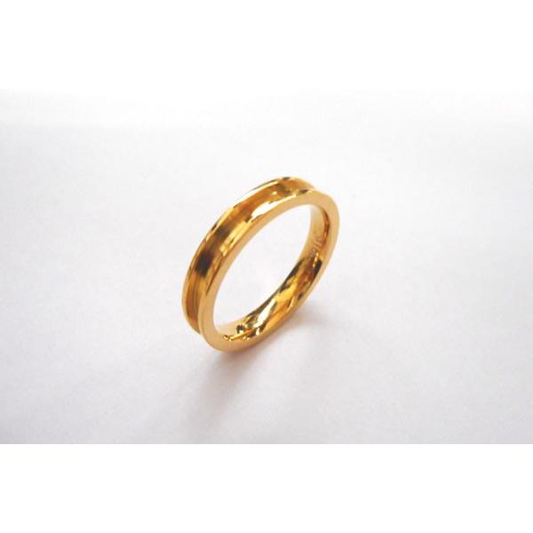 品番st-r1-3g素材：316Lサージカルステンレスカラー：ゴールド幅：3mm溝：1内径サイズ：15mm（約7号）内径サイズ：16mm（約10号） 内径サイズ：17mm（約13号） 内径サイズ：18mm（約16号） 内径サイズ：19mm（...