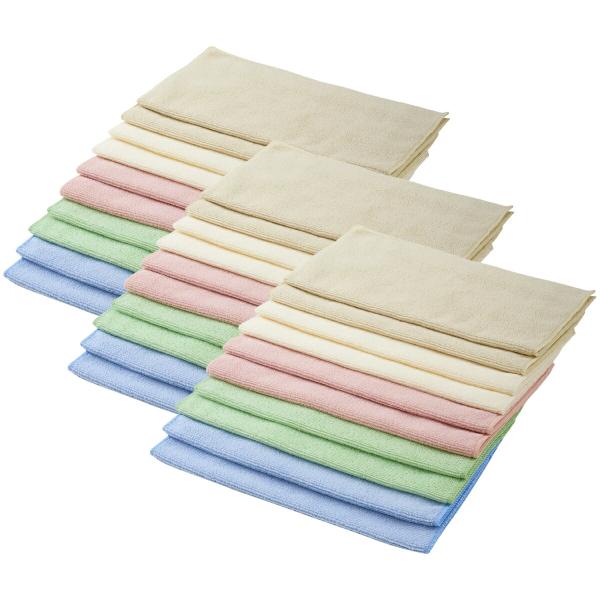 洗剤を使わずに汚れを落とす高機能な万能クロスです。超極細繊維(マイクロファイバー)が油汚れやホコリなどをスッキリ落とし、水滴をすばやく拭き取ります。カラ拭き、水拭きどちらでもお使いいただけます。水ぶきの場合は固く絞ってからお使いください。一...