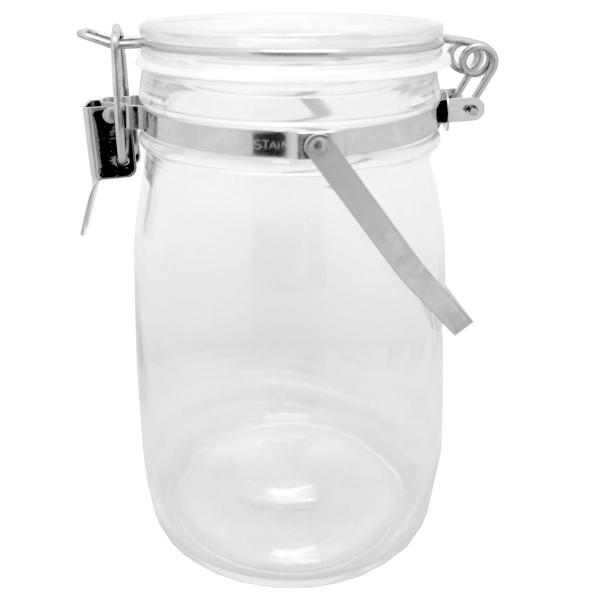 日本のガラスメーカーから誕生した「密封びん」。台所の道具として、確かな品質で頼りになる存在です。金具すべて 18-8 ステンレスを使用。強くて錆びにくいので長く使えます。少しの汚れであれば、こするとステンレスの被膜が再生します。広口構造口内...
