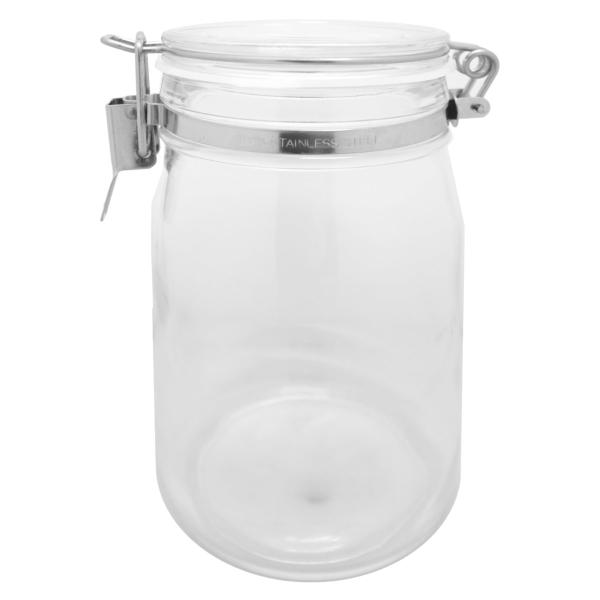 日本のガラスメーカーから誕生した「密封びん」。台所の道具として、確かな品質で頼りになる存在です。金具すべて 18-8 ステンレスを使用。強くて錆びにくいので長く使えます。少しの汚れであれば、こするとステンレスの被膜が再生します。広口構造口内...