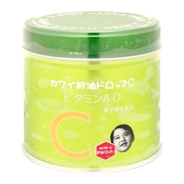 使用期限(医薬品)：商品ページ内に未記載の場合、期限残1年以上の商品を出荷しております。カワイ肝油ドロップCは、肝油の主成分として知られるビタミンA・DとビタミンCが配合されております。水なしでかんで服用できるオレンジ風味のゼリー状ドロップ...