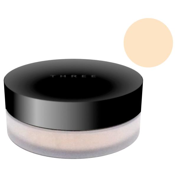 THREE Advanced Ethereal Smooth Operator Loose Powderパラベンフリー　合成香料不使用　 鉱物油不使用　有機色素不使用どこまでもすべらかに、ポアレスな上質肌をキープ頬に触れた瞬間、指先がはっと...