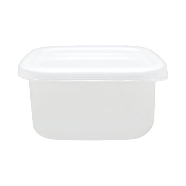 スクウェア Ｓシール蓋付長所：気軽に使えてお値段もお手頃。容器の中が見える。短所：ニオイ・色がつきやすく熱に弱い。密閉性はある程度あるが、完全密閉ではない。食器洗浄機・乾燥機にかけられない。適している食材：乾物類や、ニオイの弱い食材・お惣菜など