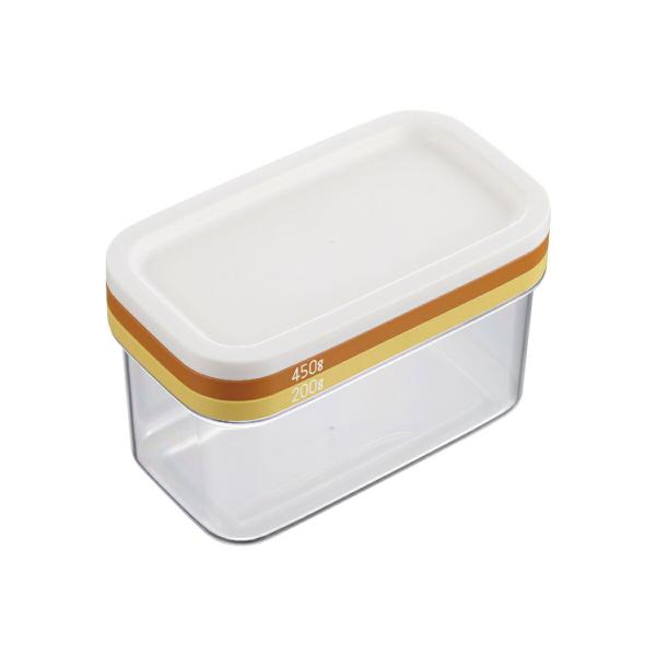 大きなバターもギュッとひと押しで、使いやすいうす切りに！業務用ポンドバター450ｇは約10ｇ、200gのバターは約5gのうす切りにカットできます。