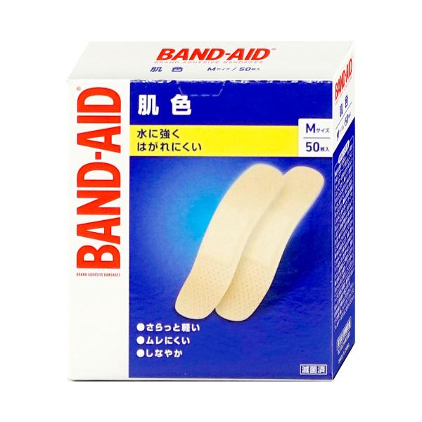 バンドエイド（R) 肌色「バンドエイド（R)  肌色」は、しなやかで通気性の良い、目立たない肌色のテープを採用した救急ばんそうこうです。貼り心地が良く、端からはがれにくい「オーバル形」を採用。ユニークなカタチがパッド部分（創傷部分）にかかる...