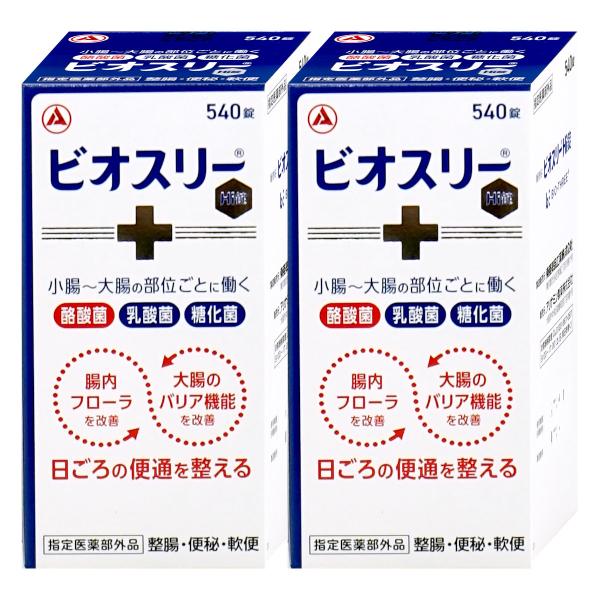 使用期限(医薬品)：商品ページ内に未記載の場合、期限残1年以上の商品を出荷しております。・ビオスリーは腸内フローラと大腸のバリア機能を改善することで、日ごろの便通を整えます。・乳酸菌だけでなく、酪酸菌、糖化菌を加えた3種の活性菌を配合してい...