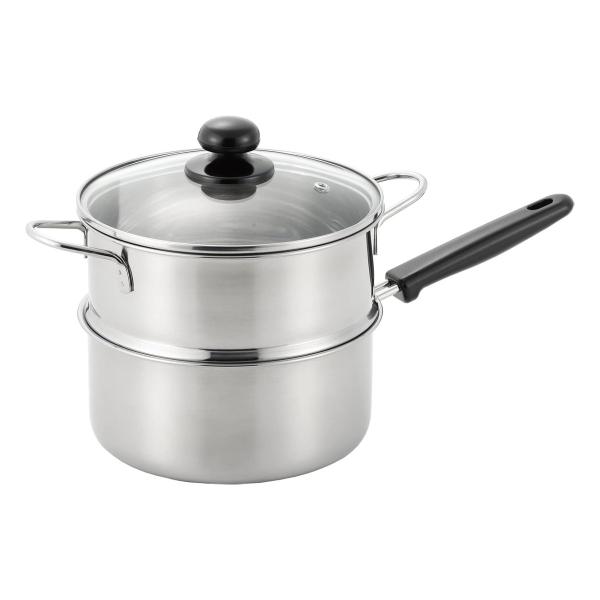 便利な18cmサイズちょっとした蒸し物に便利な１8cmサイズで、肉まんや茶碗蒸しに蒸し器2合焚き2合までもち米を蒸せるので、赤飯やおこわにも蒸し器耐久性に優れたステンレス製丈夫でさびにくいステンレス製・食洗機不可・電子レンジ不可