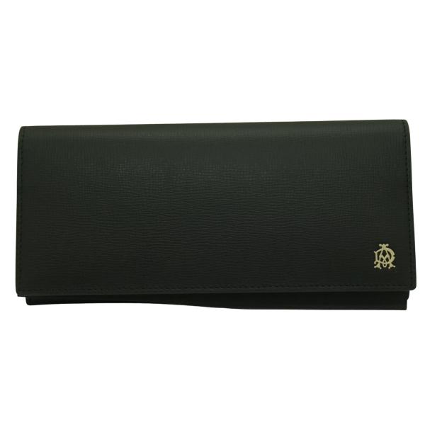 洗練されたデザインと高品質な素材が、スマートな印象を与える、ダンヒルの本革長財布。すっきりとした印象ながらも収納箇所が多く、小銭、カード類、領収書などたっぷり入れることができます。