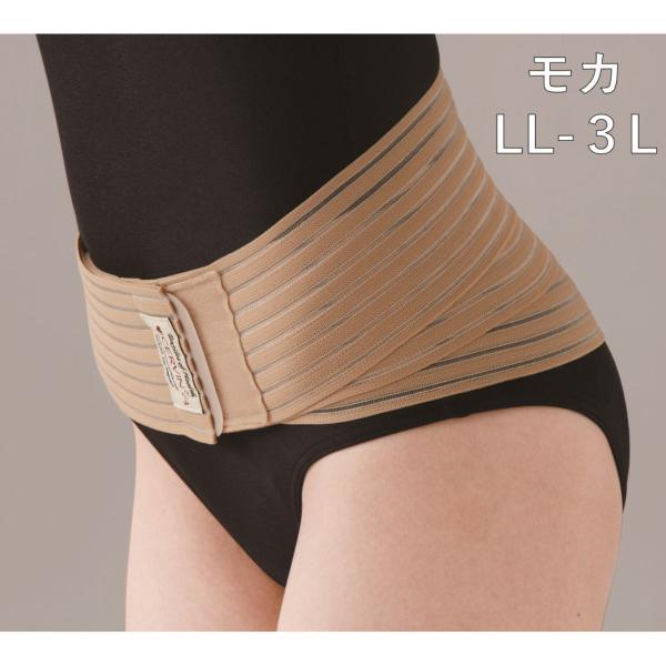 ・3重ベルトがボディにフィット。・しっかり骨盤を引き締めます。・おなか部分にあたるベルト幅は約8cm。バック部分は自由自在！・最大２４cmの３重ベルトで骨盤を安定させます。・メッシュ素材で通気性がよく、一年通して着用できます。