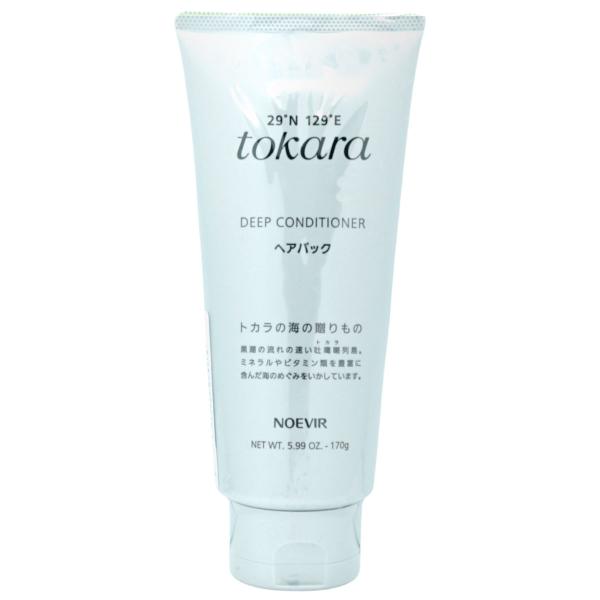 【ノエビア トカラの海のヘアパック】濃厚なパックで包み込んで、枝毛・切れ毛・パサつきなどの傷んだ髪を補修・保護し、つやのあるしなやかな髪へ。地肌の汚れや毛穴の皮脂を吸着除去する海泥(*1)を配合。爽快感を感じるマリンフローラルの香り。○トカ...