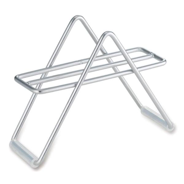 珈琲考具　フィルタースタンドペーパーフィルターをサッと取り出せる卓上スタンドです。中央に仕切りが付いているので、2種類のペーパーフィルターを分けて収納できます。