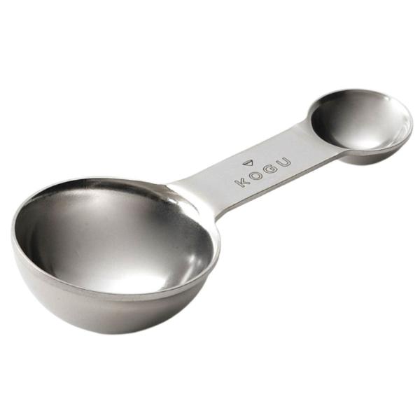 珈琲考具　2cupメジャー8gと1gが計量できるコーヒーメジャー。コーヒー粉1gの差でも味は変わります。豆の種類、煎り方、挽き方で分量を調整できるので、様々なコーヒーを楽しむことができます。1枚のステンレス板から作られており、厚みがあるので...
