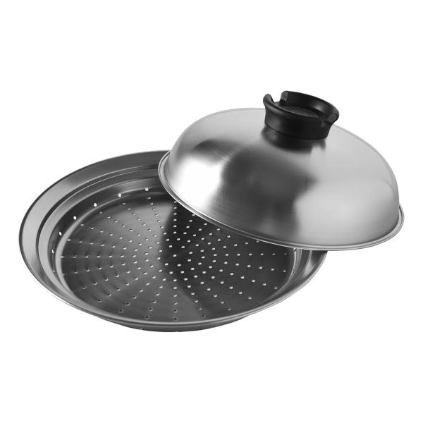 お野菜を彩りよく調理することができる蒸し料理。茹でるのとは違い、加熱された蒸気だけで蒸し上げるので、素材の味をより引き出してくれます。でも！これまでの蒸し器は大きなお鍋が必要だったり、蒸し器自体が大きかったりと、蒸し料理のハードルが高かった...