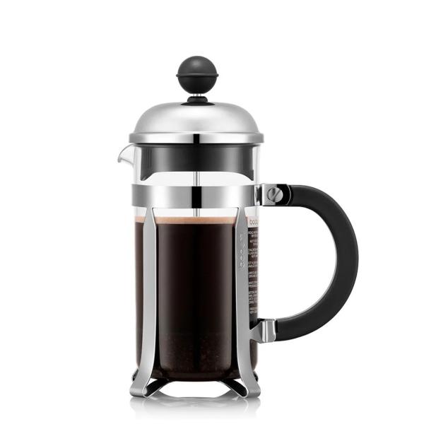 コーヒーの味とアロマを最大限に引き出すボダムの代表的なフレンチプレスコーヒーメーカー。本体には、汚れがつきにくく、耐熱性に優れ、コーヒー本来の風味を変化・劣化させないホウケイ酸ガラスを使用。フレームとリッドは耐久性のあるステンレス製。何度も...