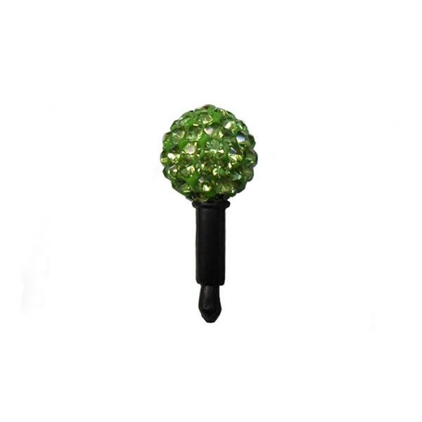 SHAREKI キラキラボール スマホピアス 12mm ライムカラー：ライムボールサイズ：12mm