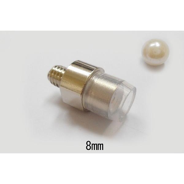 注意：お持ちの機種によっては使えないものもあります。（ねじ穴サイズは同じですがリベットからモールド取り付け位置までの長さによって異なります）Shareki Peal Setting Machine 用モールドはあくまでもパールの大きさ素材の...