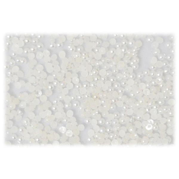 SHAREKI 高品質 ビーズパーツ アクセサリー材料 パール素材 半丸（半円） パール 1.5mm 約1000個 パールホワイトカラー：パールホワイト直径：1.5mm入り数：約1000個弊社はパールの入り数は計量にて行っております。若干の...