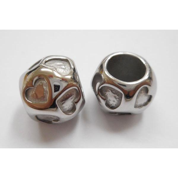 素材：304ステンレスカラー：ステンレスシルバーサイズ：横：10.90mm縦：9.0mm穴内径：5.3mm1セット1個入り