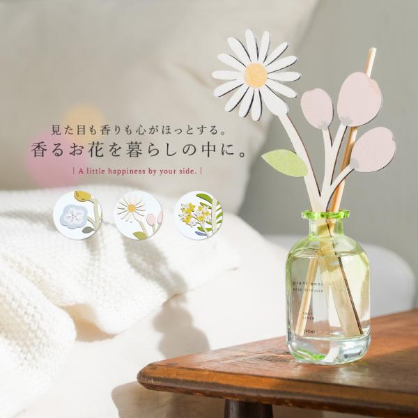 リードディフューザー ディフューザー ルームフレグランス リード フレグランス 芳香剤 アロマディフューザー アロマ インテリア 香り おしゃれ ガラス 花 ナチュラル 部屋 リビング 玄関 寝室 トイレ ギフト プレゼント リラックス シ...