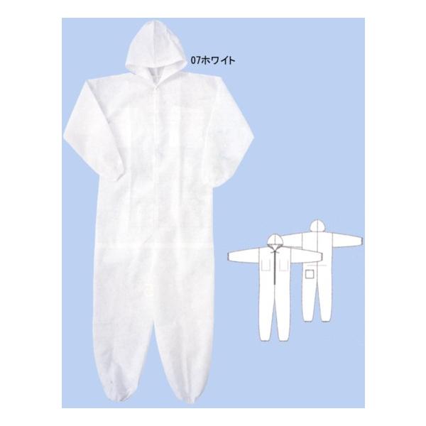☆不織布製のつなぎ服です。☆塗装現場、農作散布作業、粉塵現場など汚れが激しく、使い捨ての作業服が必要な作業におすすめです。☆フードが付いており、また、ゴムが入っているので、絞ることが可能です。☆また、袖口とズボンの裾口にもゴムが入っており、...