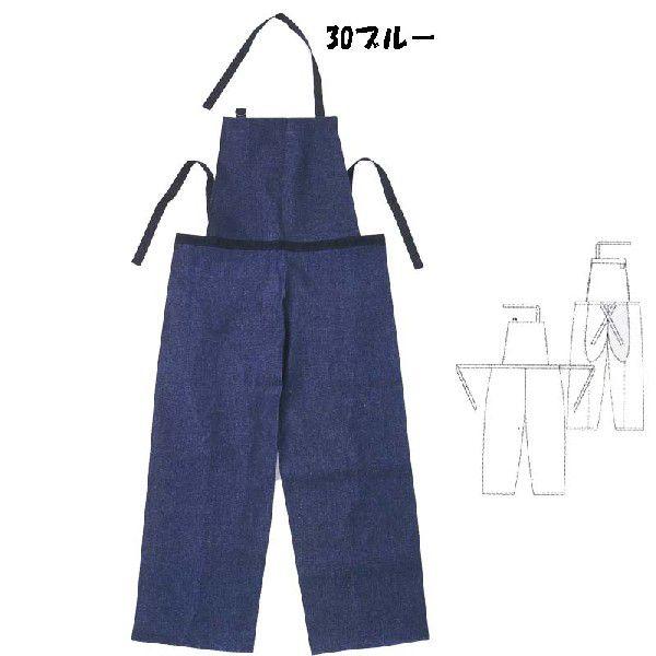 ☆火を使うお仕事や軽作業に最適なデニム素材のエプロンパンツです！☆素材は綿100％のデニム素材なので、熱に強くなっております！☆1万円以上のお買上げで送料無料、代引手数料無料となります。  素材・色・サイズ  【素材】綿100％（デニム）【...