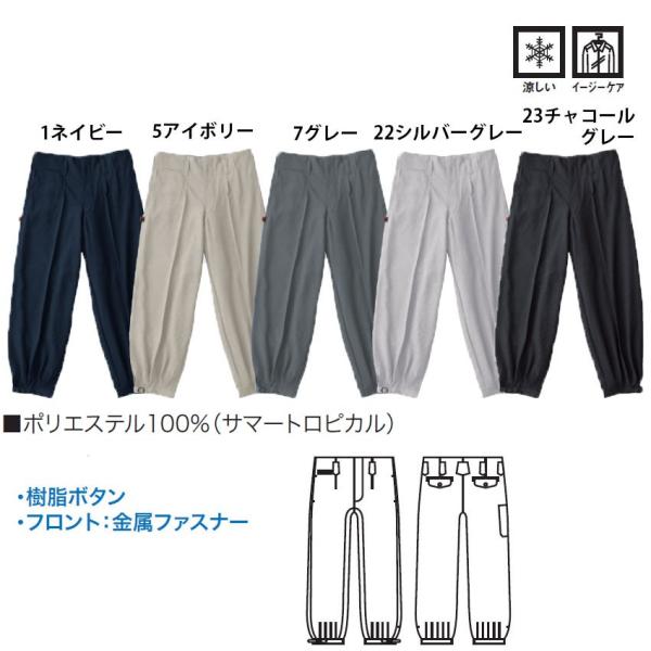 ☆薄手の涼しいサマートロピカル素材を使用したニッカズボンです！☆トロピカル素材なので軽く、通気性に優れています。☆ポリエステル素材なので、洗濯後も乾きやすく、シワにもなりにくいお手入れ楽チンです。☆ワンタック仕様です！☆両脇、両尻部にポケッ...