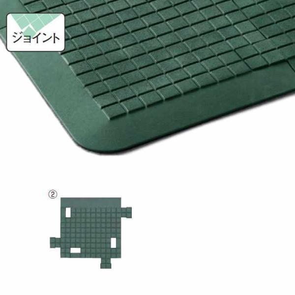 ハイクッションマット300 縁付き駒Iクッション性がある柔軟構造で、転倒時の衝撃を緩和。学校の渡り廊下など、広い場所に敷き込めるジョイント式。細かなゴムチップにより濡れてもノンスリップ効果を発揮。スロープ縁でのつまずきも防止。●材質：再生ゴ...