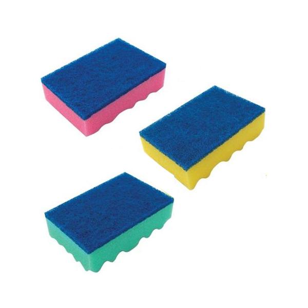 キクロンたわしのPRO(プロ)用ハードタイプです。異物混入防止に役立つ、優れた強度・耐久性を持った信頼のスポンジ。コシがあり耐久性・泡立ちに優れたスポンジに、研磨力が優れたナイロンたわしを貼り合わせしてあります。カラー・A-531　グリーン...