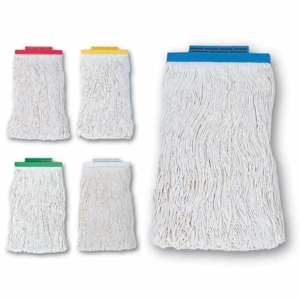 ワンタッチ式モップ替え糸6寸モップ柄にワンタッチで装着！サイズ：6寸(17cm)、糸重300gプラスチック材質…ABS樹脂糸材質：綿35％、ポリエステル65％