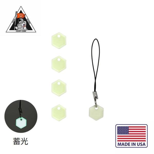 『こちらの商品はメール便での発送も可能です！ (※送料220円)』蓄光素材を使ったプロダクトを中心に展開するブランド CountyComm (カウンティーコム) 。CountyComm 社は1992年アメリカで創業され、現地政府機関や民間企...