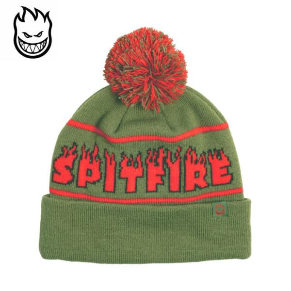 『こちらの商品は基本的にメール便での発送 (送料無料) となります。』火の玉小僧のマークで有名な世界 No.1 のシェアを誇るウィールブランド「Spitfire Wheels」。こちらはスケーターに人気・定着しているポンポンビーニー。スタン...