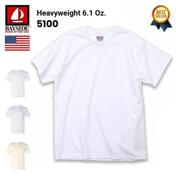 『こちらの商品は基本的にメール便での発送 (送料無料 / 優良配送対応不可) となります。』アメリカはカリフォルニアに5つの独自工場を持つ、すべてが Made in USA のファクトリーブランド BAYSIDE (ベイサイド) の6.1o...