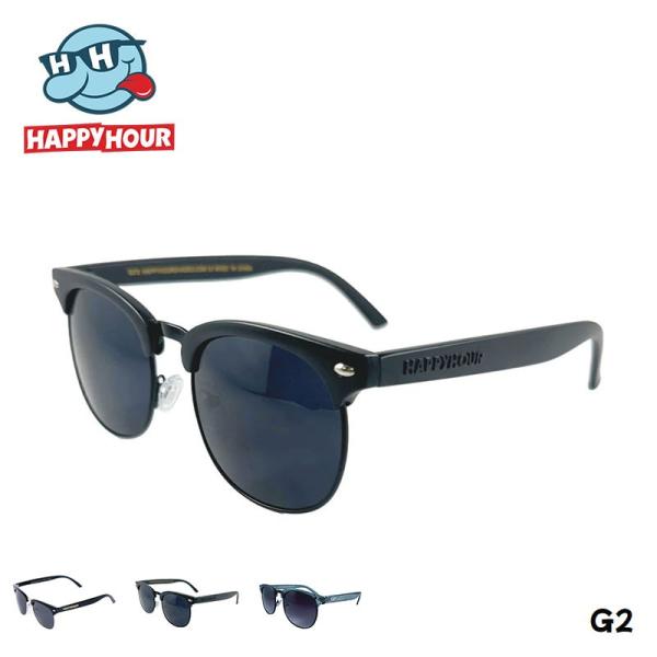 Happy Hour Shades2011年にプロスケーターのブライアン・ハーマンとブレイドン・スザフランスキーによって設立された、スケートボードにインスパイアされたサングラスブランドです。こちらは、「クラブマスター」を Happy Hou...