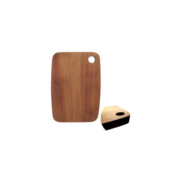 モンキーウッドの木目が美しい、ChaBatreeのカッティングボードです。重厚感もありシンプルで飽きのこないデザイン。ホールがあるので吊るして収納することもできます。        ◆ブランド:ChaBaTree　生産地:タイ　サイズW20...