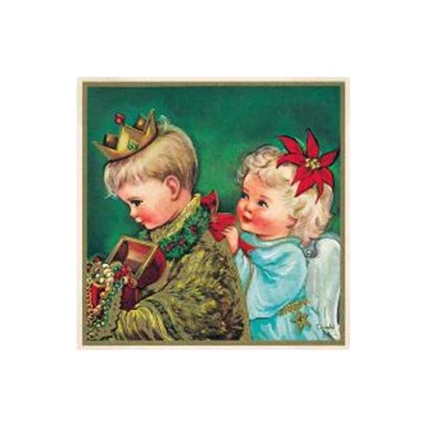 Charlot Byjデザインのホリデーカードです。中にはイラストに合わせてメッセージ入り（英語）。封筒が付属。◆サイズカード：約H12.7×W12.7cm（封筒付）　　素材:紙　※良品返品不可