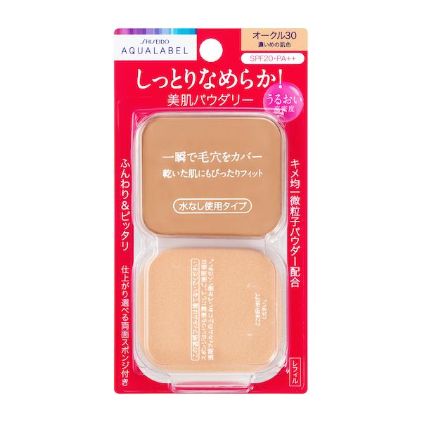 毛穴をひとぬりでカバーし、しっとりなめらかに肌にフィットするパウダリーファンデーションです。　スキンケア成分*とキメ均一微粒子パウダー配合で、内側から輝くような透明感と、毛穴も見えないほどキメ細やかで均一な仕上がりが持続します。　専用両面ス...